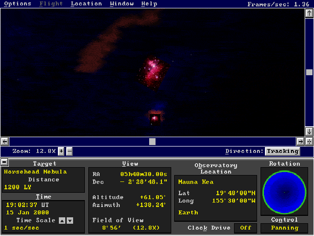 MICROSOFT SPACE SIMULATOR by BAO (Bruce Artwick Organization)
