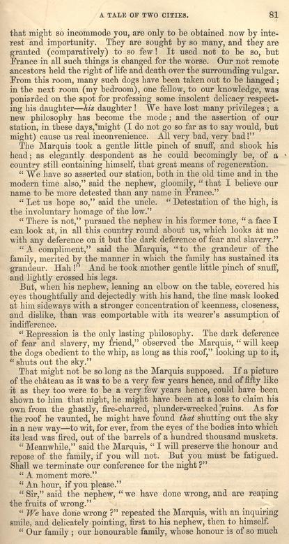 Dickens, Charles, 1812-1870.. A TALE OF TWO CITIES. No. III: Electronic ...