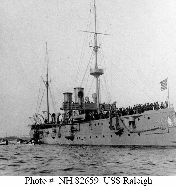 Spanish-American War Cruisers--Cincinnati &Raleigh