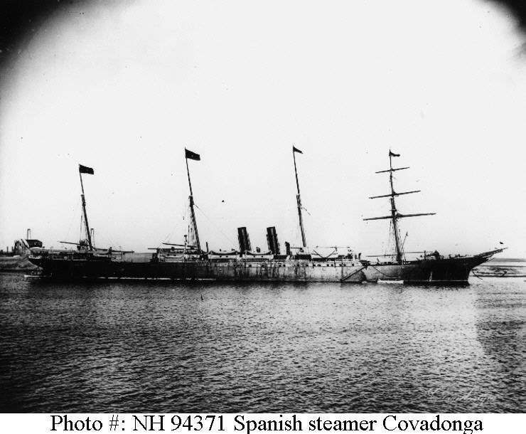 Spanish-American War Ships: Spanish Navy Minor Warships and Auxiliaries