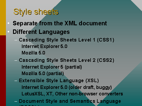 Style sheets